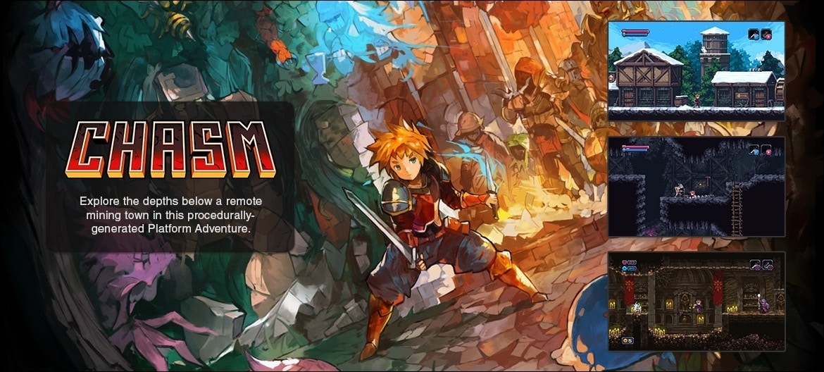 《Chasm》橫向動作遊戲 Switch版預定2018年推出