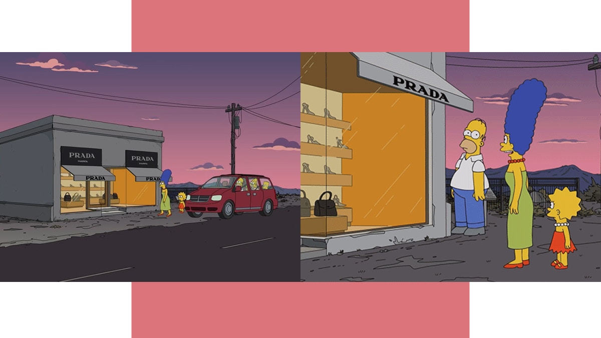 《The Simpsons》驚見Prada Marfa 概念店 阿森一族也愛時裝？