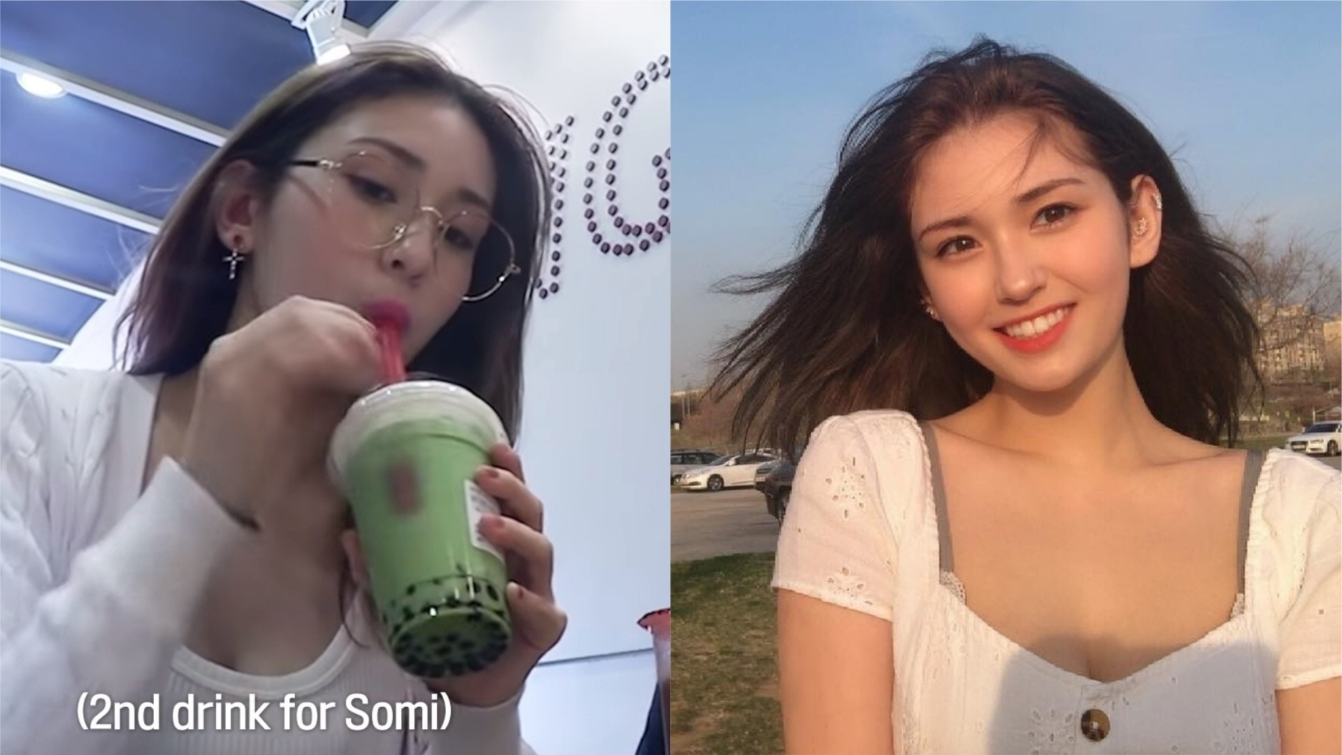 Somi為出道減重10公斤但食物不離手 一次飲3杯台飲自打嘴巴？