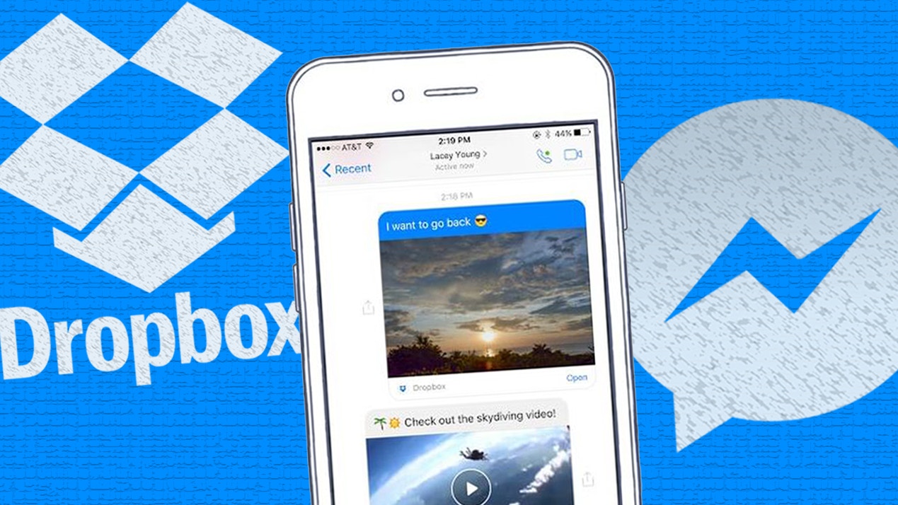 FB Messenger新功能：直接傳送Dropbox檔案
