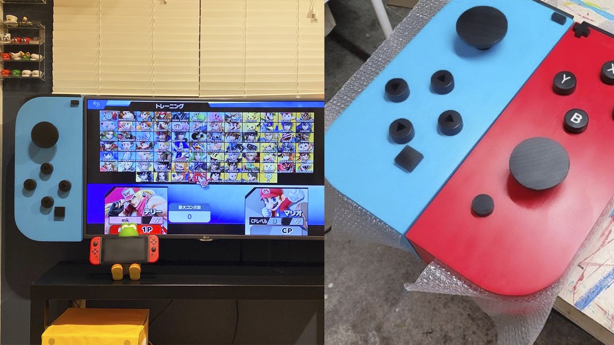 玩家自製放大版Switch電視櫃 打開Joy-Con儲物好實用