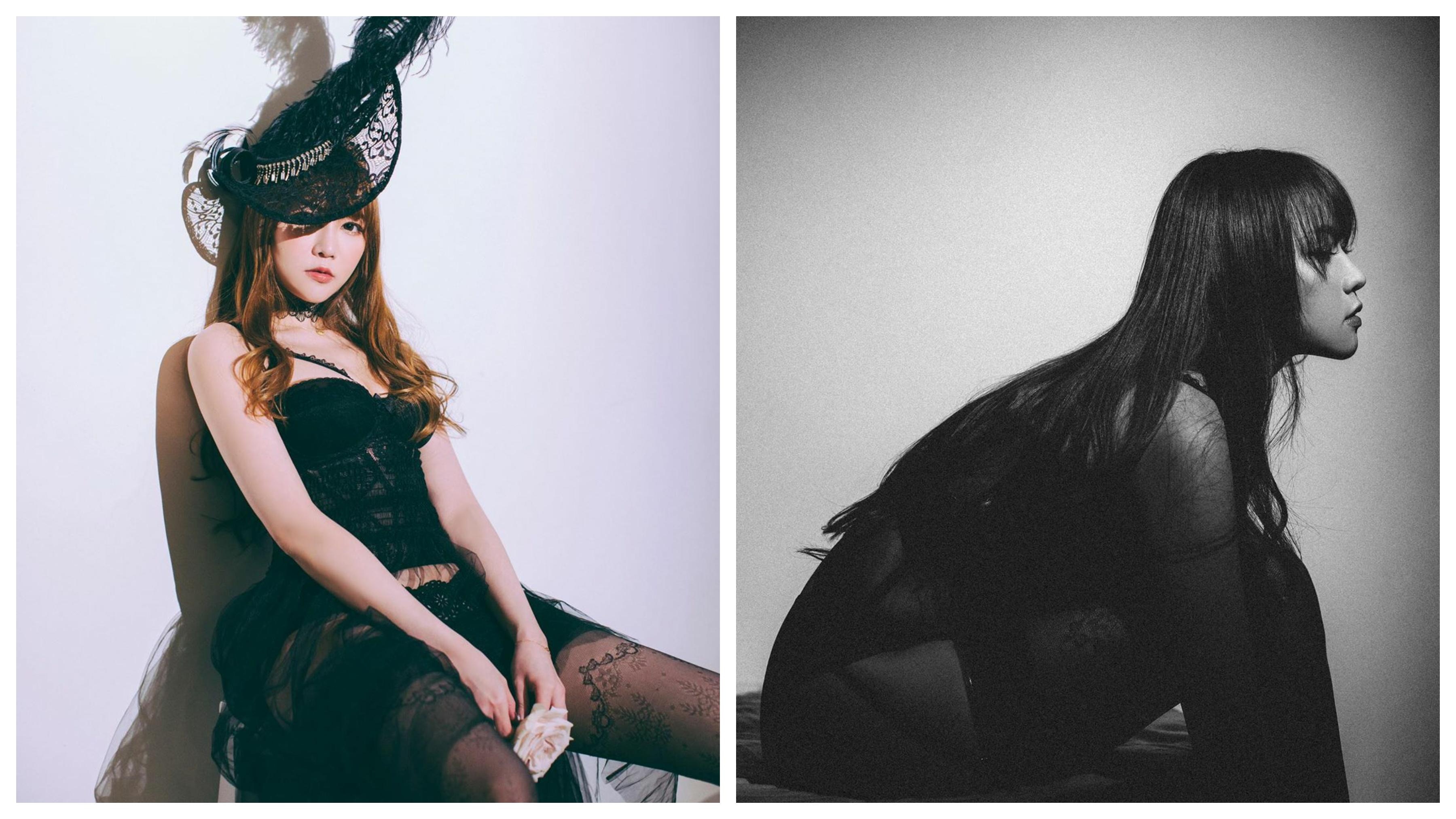 LilianKan黑色透視裝性感兼誘惑 粉絲：影曬成對腳就perfect喇