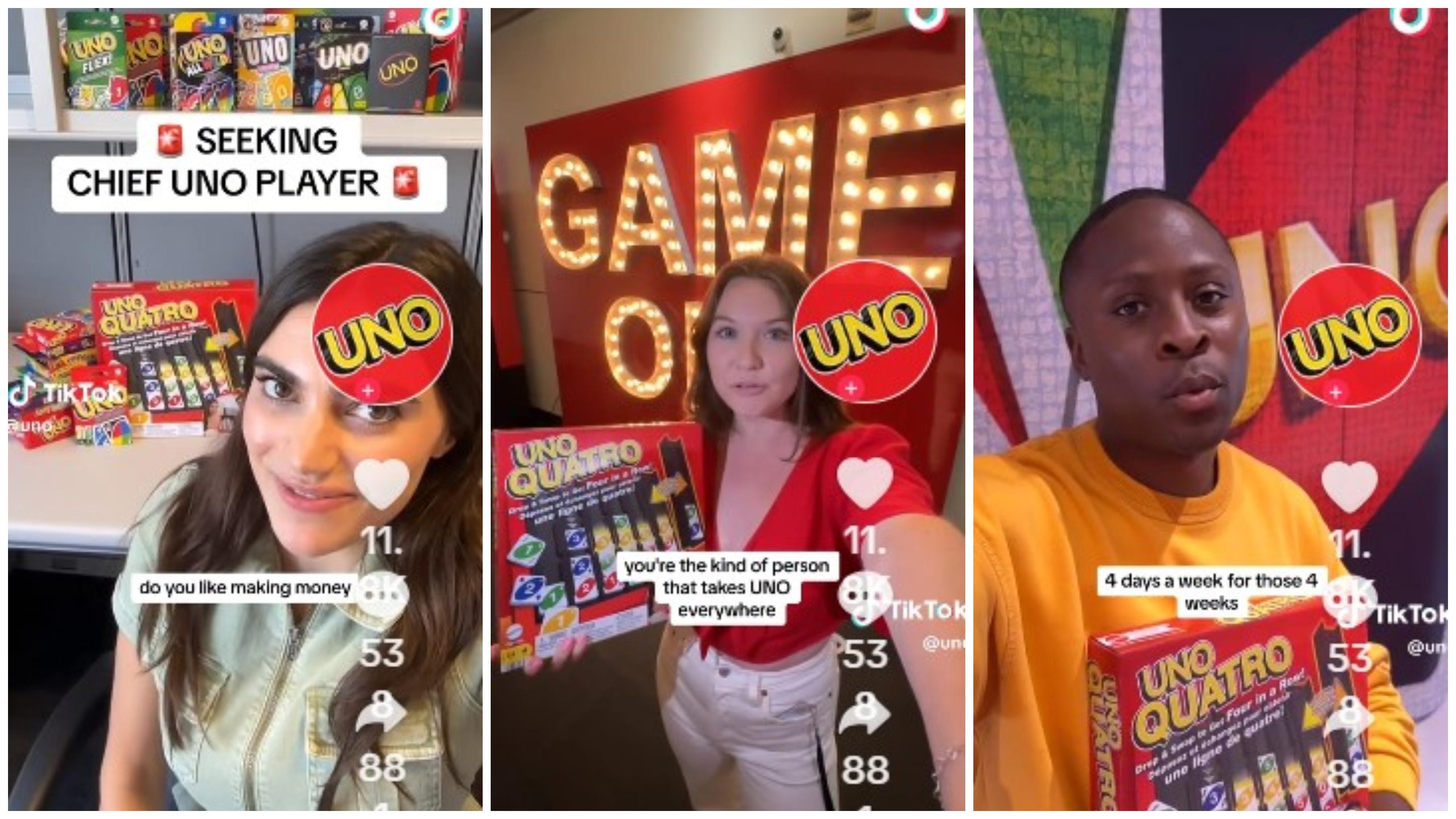 Barbie母公司Mattel新遊戲Uno Quatro聘首席玩家 入職有8大條件