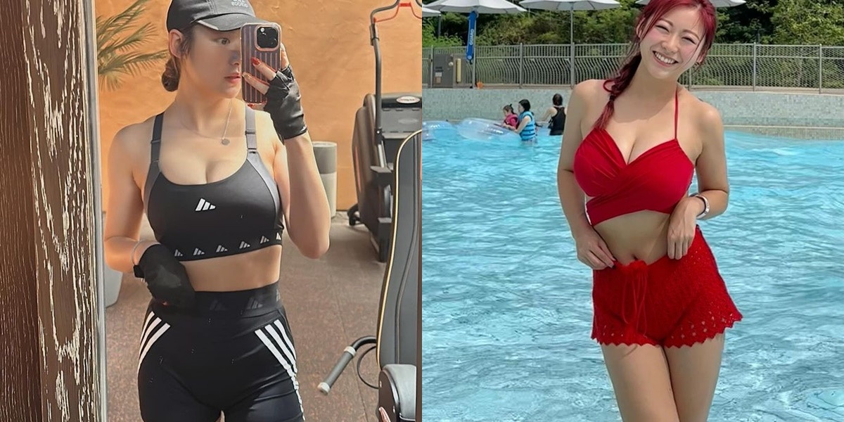 27歲足球主播Kylie C.捉緊夏天尾巴 大曬紅色比堅尼被指心廣體胖