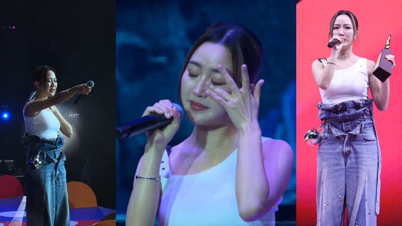 叱咤2024丨Kiri T首奪歌曲獎激動爆喊 走音甩嘴半首冇唱遞咪解圍