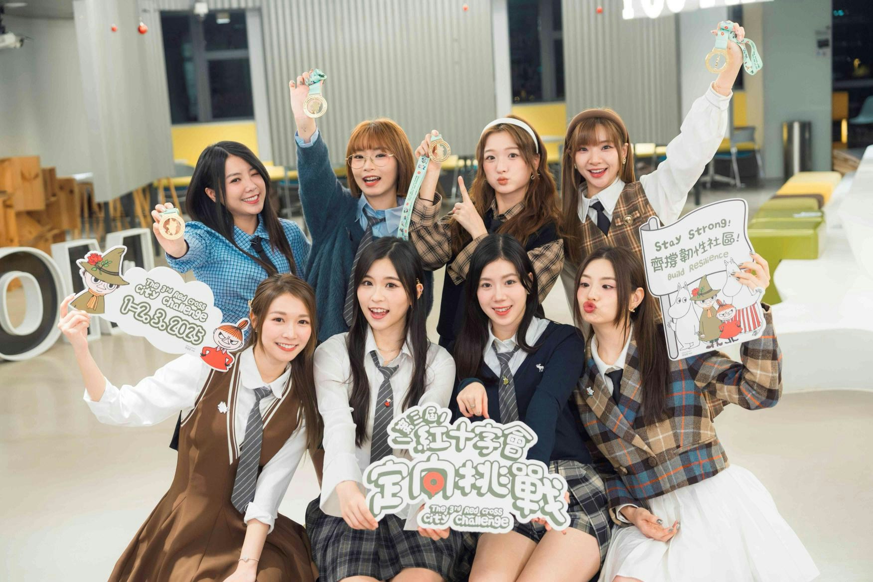 Lolly Talk首次全團參與定向挑戰 隨時現身實體打卡點