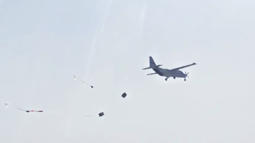 全國產化SA750U大型無人運輸機 首次空投測試成功