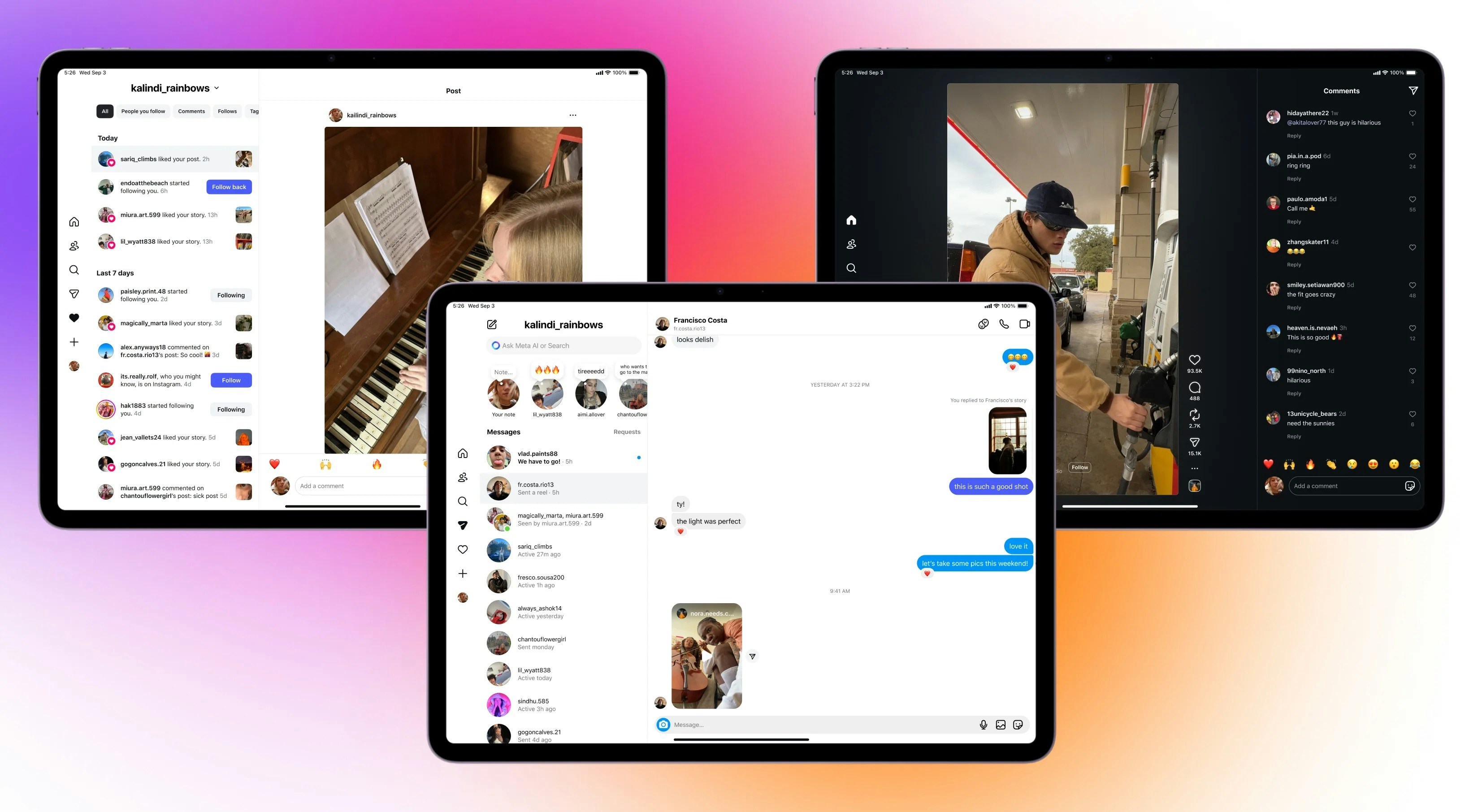 Instagram iPad版登場｜終結15年等待！IG全面強化大螢幕體驗