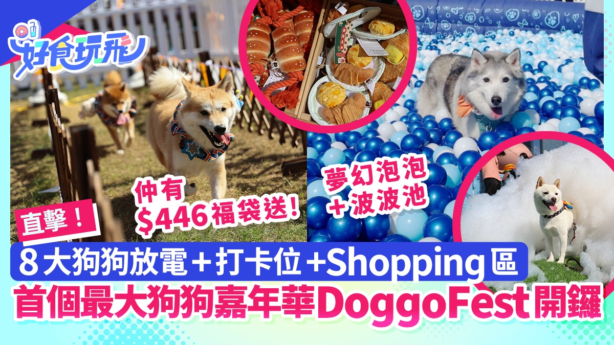 Doggo Fest 2025｜門票限時半價+西九狗狗嘉年華7大亮點|開放時間