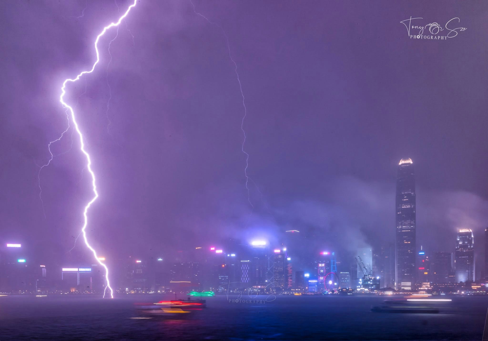 Hong Kong Observatory issues yellow rainstorm warning as thunderstorms ...